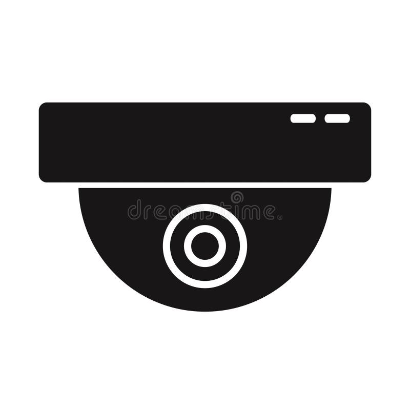 CCTV Sign of Security System Symbol Stock Vector - Illustration of ...