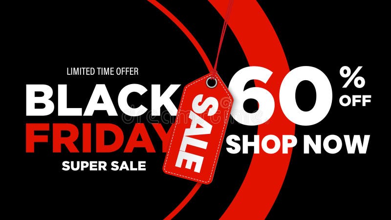 Black Friday Sale Banner. Special Discount Offer Design. Black Friday ...