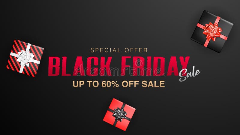 Black Friday Sale Banner. Special Discount Offer Design. Black Friday ...
