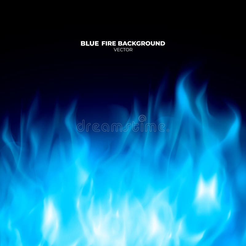 Blue Fire Background for Aqua and Fire Combination Things. Stock ...
