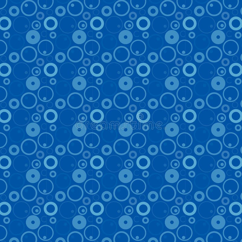 Circle Bubble Water Aqua Rain Dot Droplet Pattern Seamless Stock Vector ...