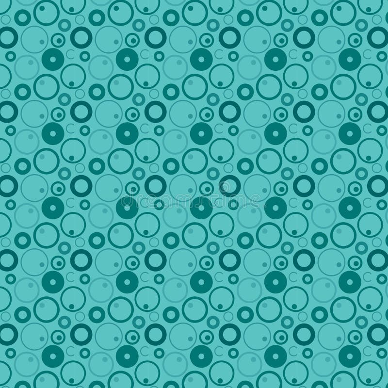 Circle Bubble Water Aqua Rain Dot Droplet Pattern Seamless Stock Vector ...