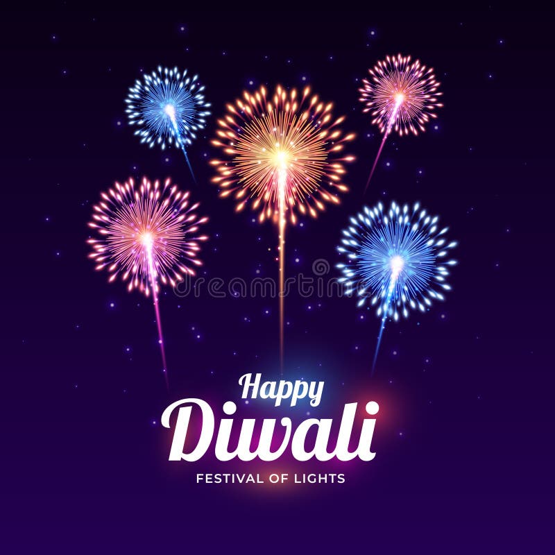 Happy Diwali Festival of Lights. Diwali Big Sale Announcement Vector ...