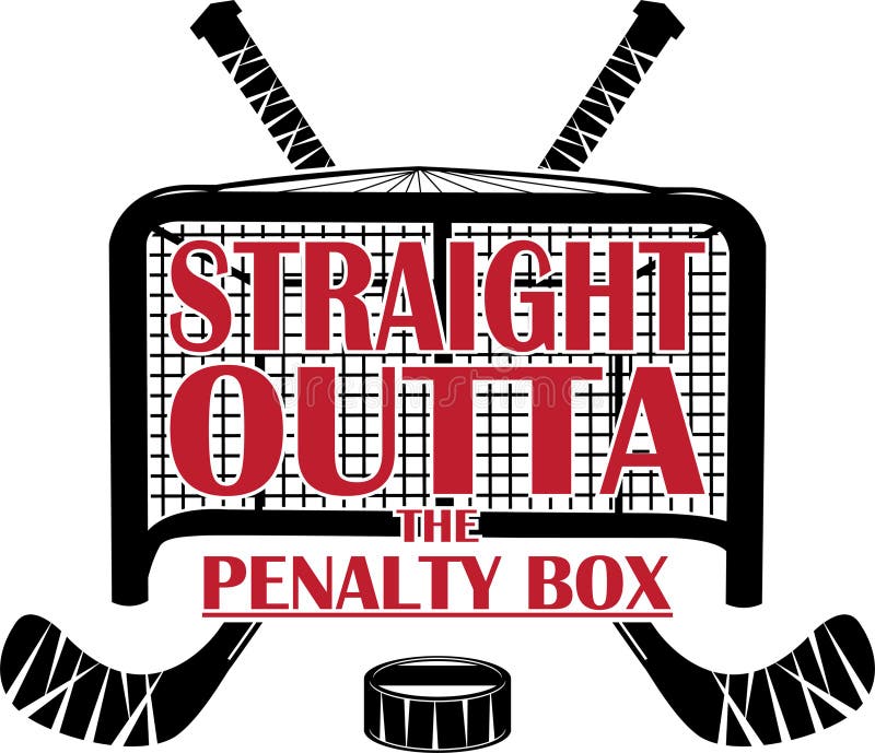 Straight Outta the Penalty Box, Ice Hockey, Winter Sports Cut File ...