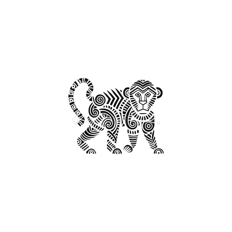 Monkey Logo. Simple Modern Monkey Logo Suitable for Many Businesses ...