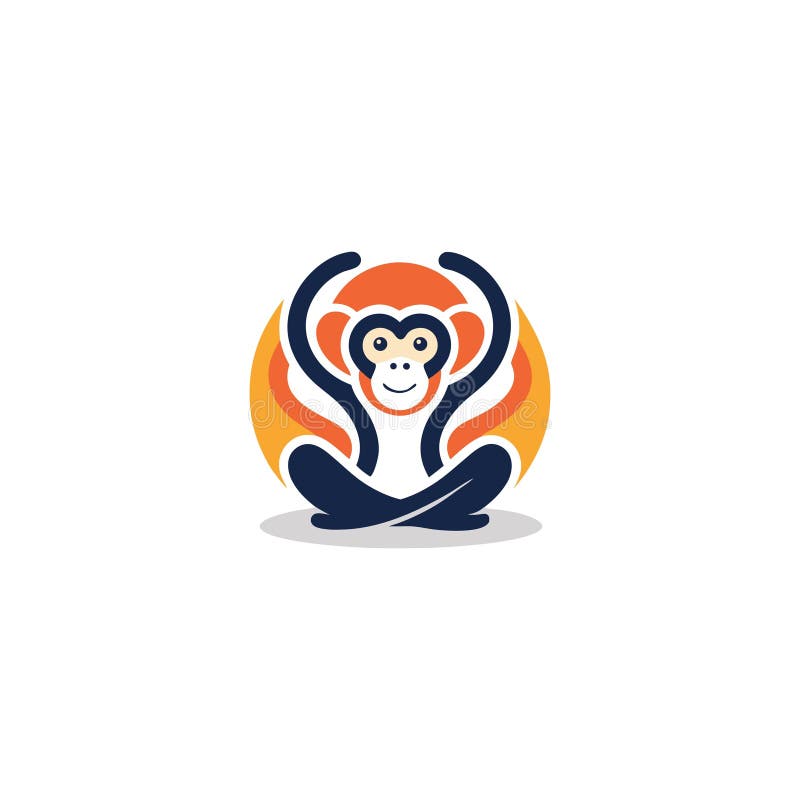 Monkey Logo. Simple Modern Monkey Logo Suitable for Many Businesses ...