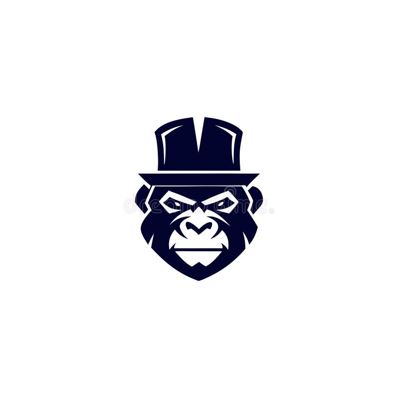 Monkey Logo. Simple Modern Monkey Logo Suitable for Many Businesses ...