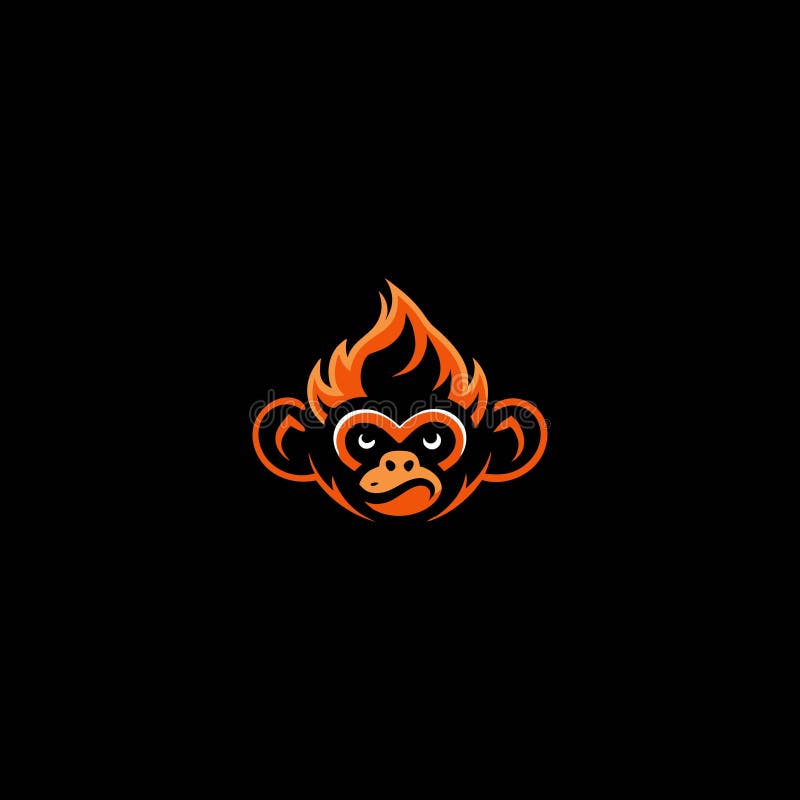 Monkey Logo. Simple Modern Monkey Logo Suitable for Many Businesses ...