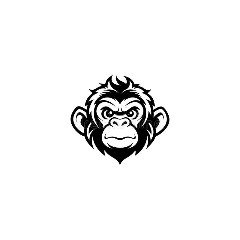 Monkey Logo. Simple Modern Monkey Logo Suitable for Many Businesses ...