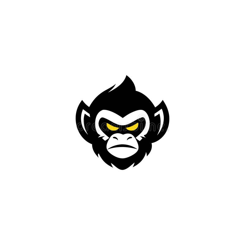 Monkey Logo. Simple Modern Monkey Logo Suitable for Many Businesses ...