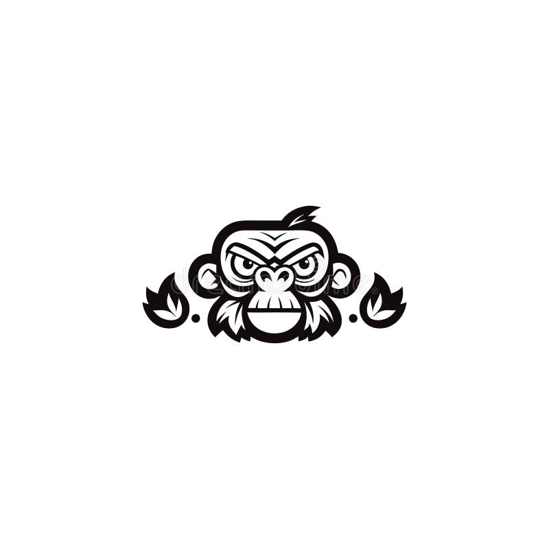 Monkey Logo. Simple Modern Monkey Logo Suitable for Many Businesses ...