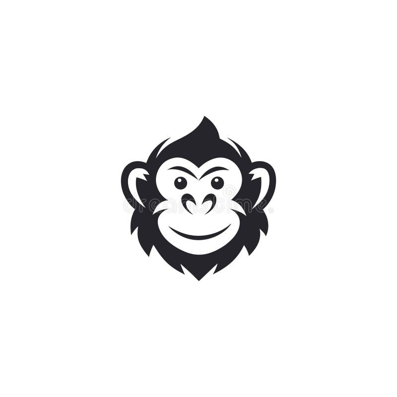 Monkey Logo. Simple Modern Monkey Logo Suitable for Many Businesses ...