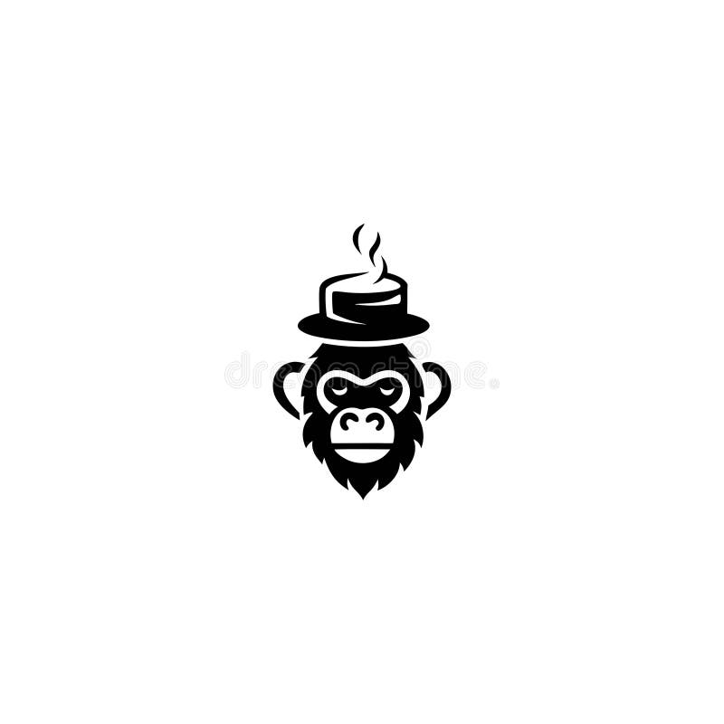 Monkey Logo. Simple Modern Monkey Logo Suitable for Many Businesses ...