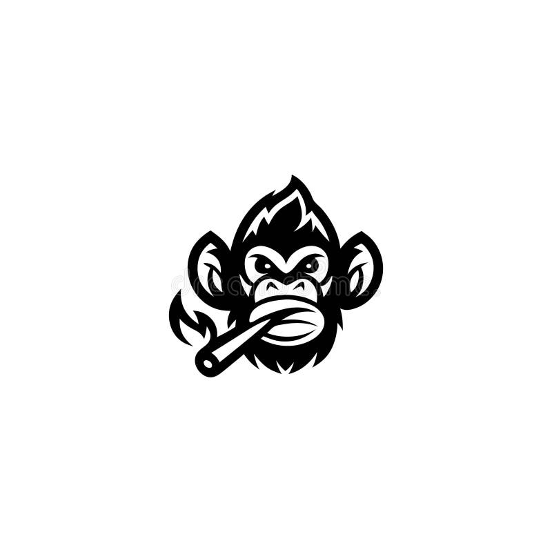 Monkey Logo. Simple Modern Monkey Logo Suitable for Many Businesses ...