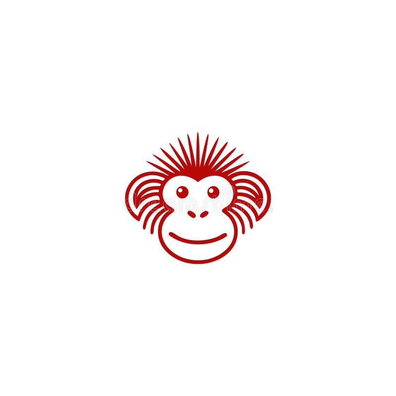 Monkey Logo. Simple Modern Monkey Logo Suitable for Many Businesses ...