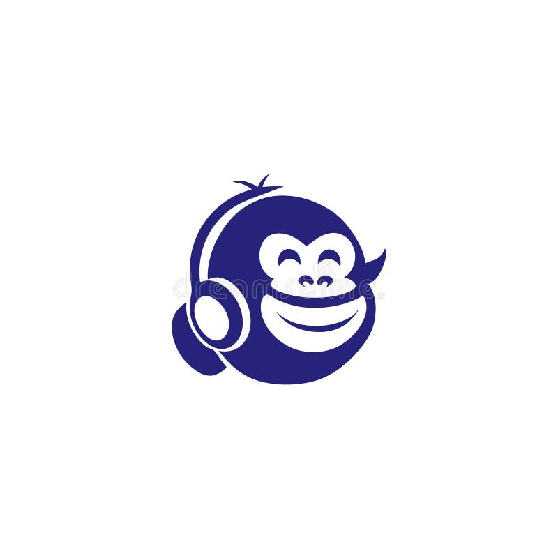 Monkey Logo. Simple Modern Monkey Logo Suitable for Many Businesses ...