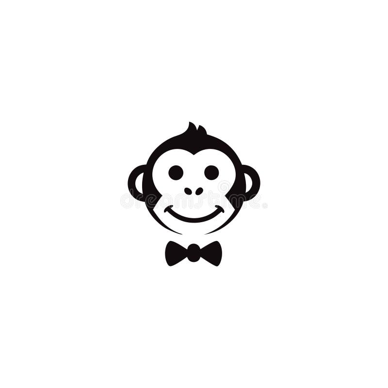 Monkey Logo. Simple Modern Monkey Logo Suitable for Many Businesses ...