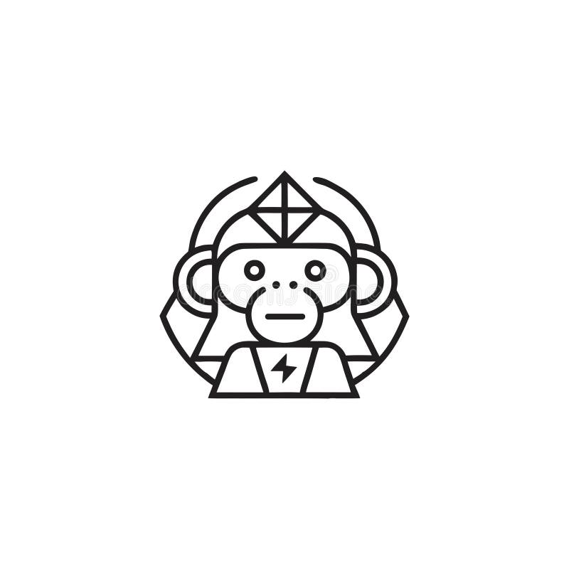 Monkey Logo. Simple Modern Monkey Logo Suitable for Many Businesses ...
