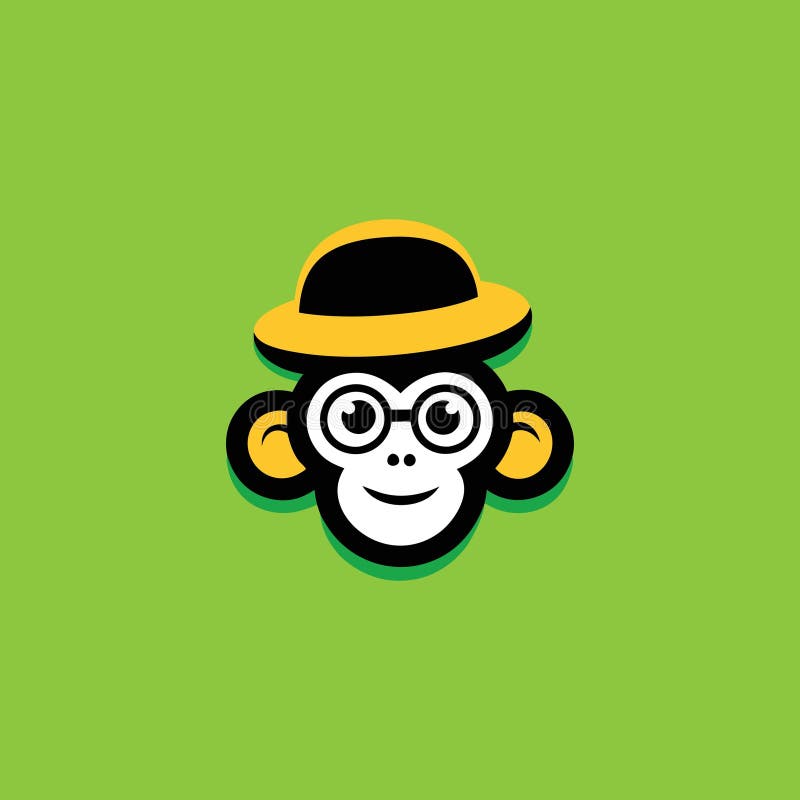 Monkey Logo. Simple Modern Monkey Logo Suitable for Many Businesses ...