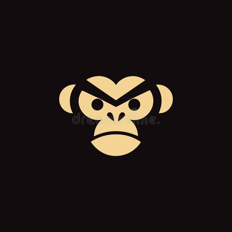 Monkey Logo. Simple Modern Monkey Logo Suitable for Many Businesses ...