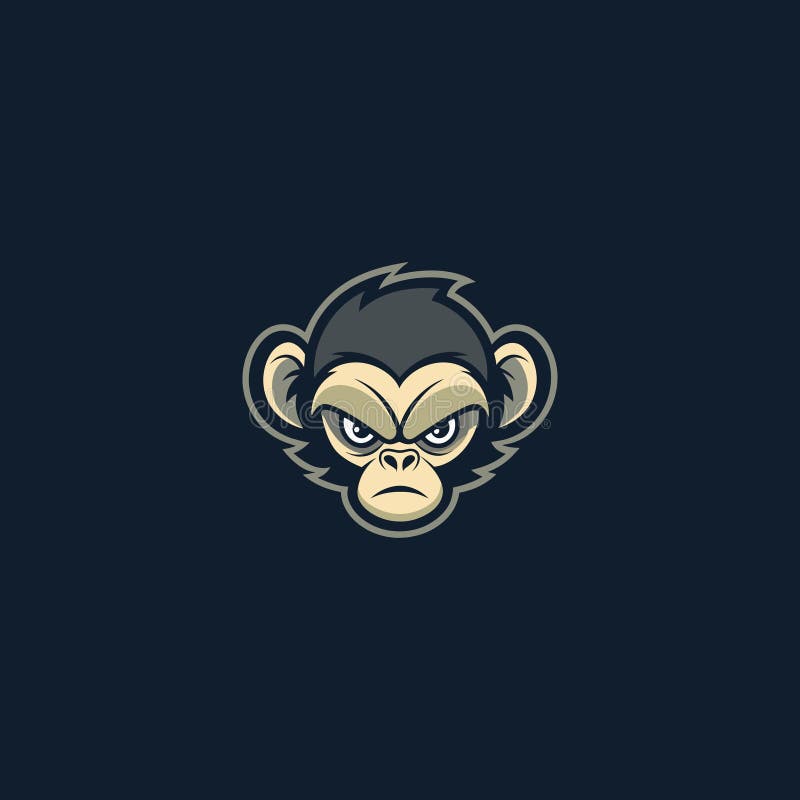 Monkey Logo. Simple Modern Monkey Logo Suitable for Many Businesses ...
