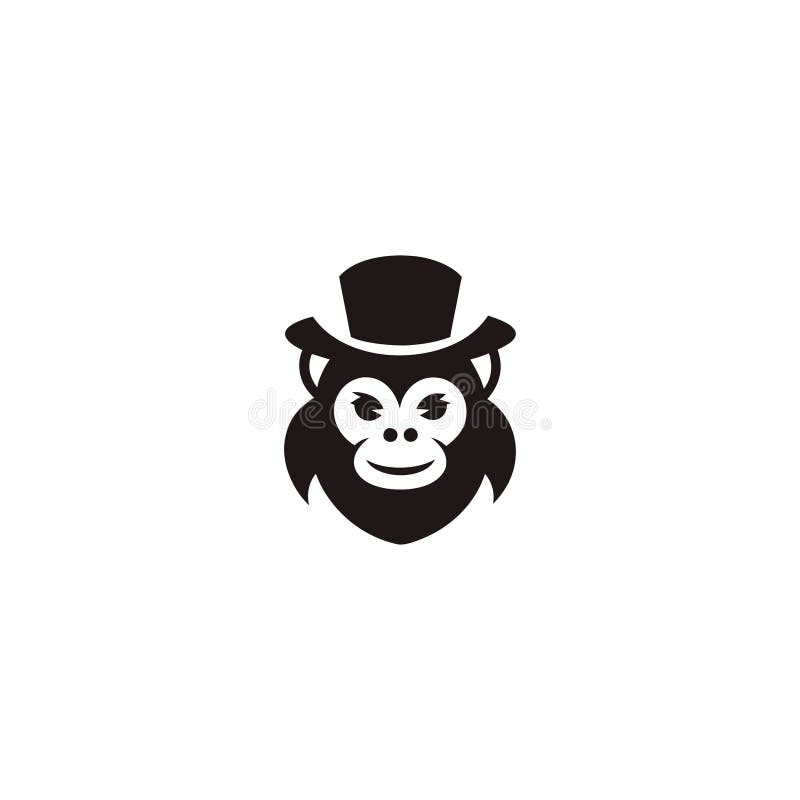 Monkey Logo. Simple Modern Monkey Logo Suitable for Many Businesses ...