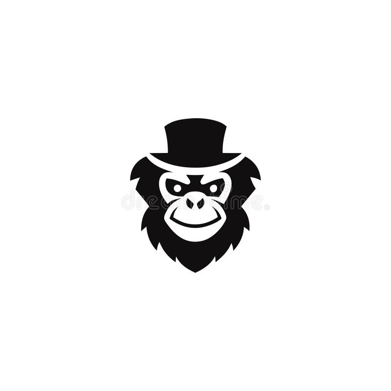 Monkey Logo. Simple Modern Monkey Logo Suitable for Many Businesses ...