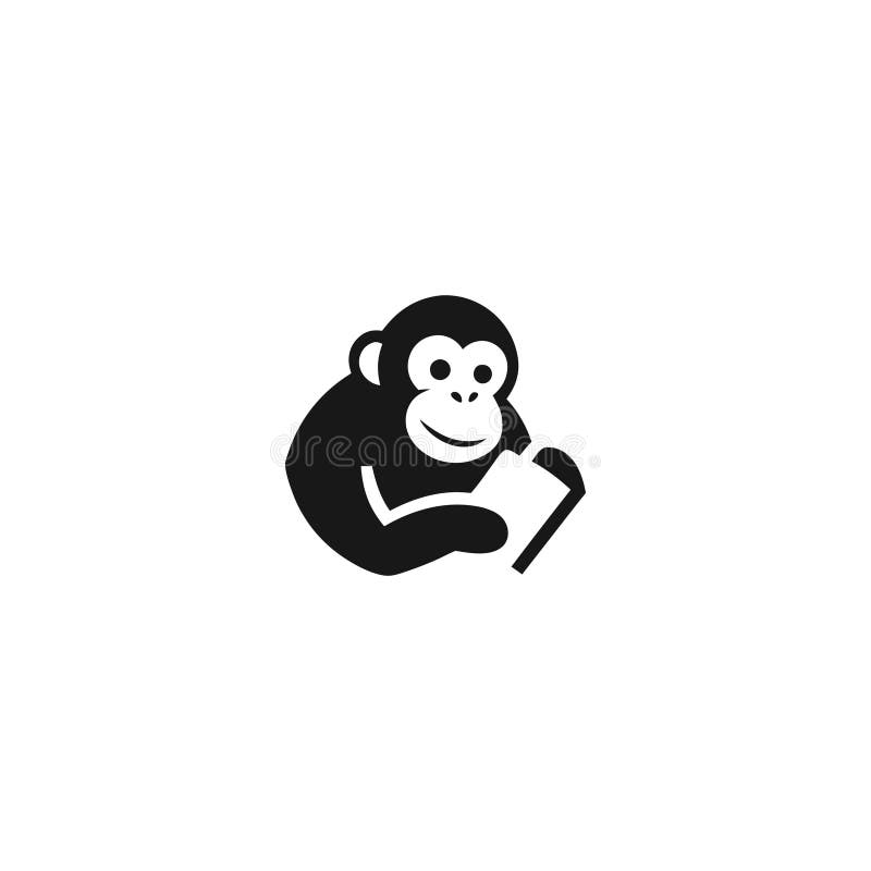 Monkey Logo. Simple Modern Monkey Logo Suitable for Many Businesses ...