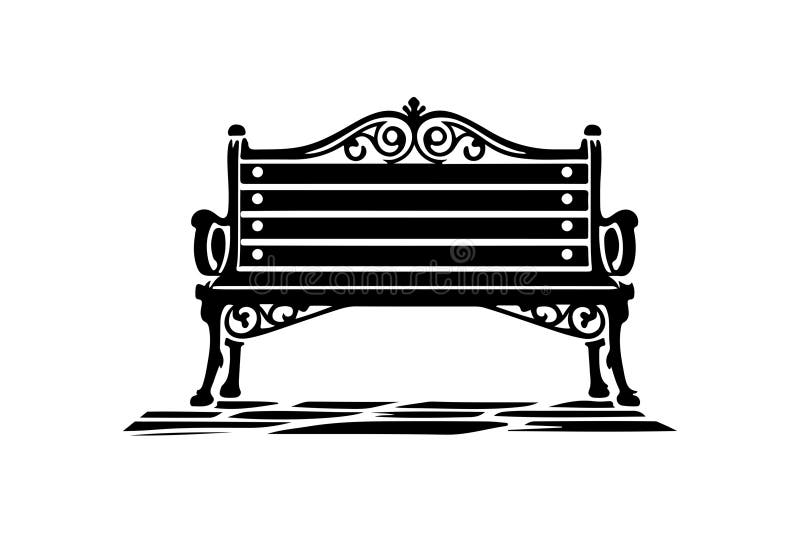 Banch Silhouette Vector Art Illustration Stock Vector - Illustration of ...