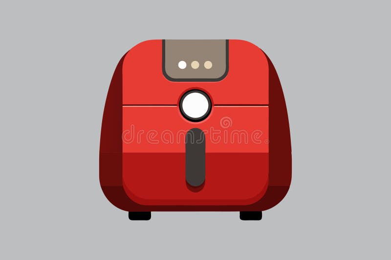 Air Fryer Vector Art Illustration Stock Vector - Illustration of ...