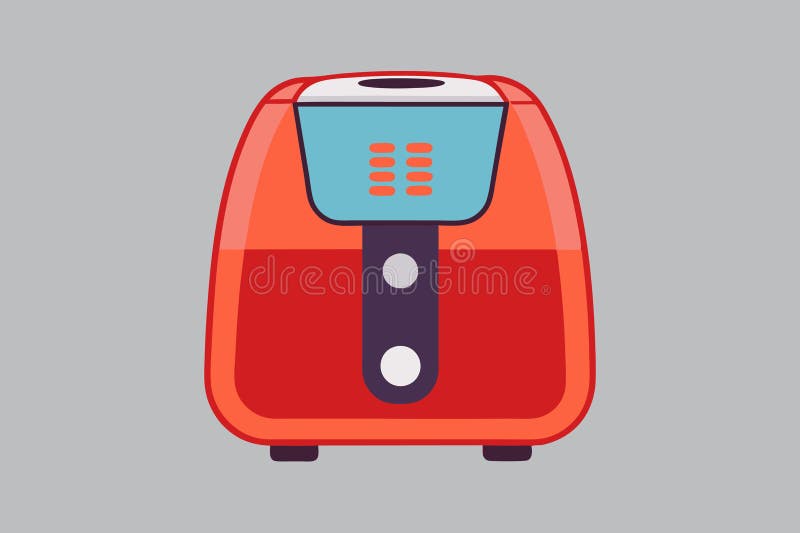 Air Fryer Vector Art Illustration Stock Vector - Illustration of ...