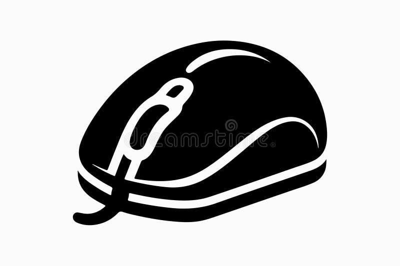 Graphic Computer Mouse Logo for Tech and Gaming Stock Vector ...