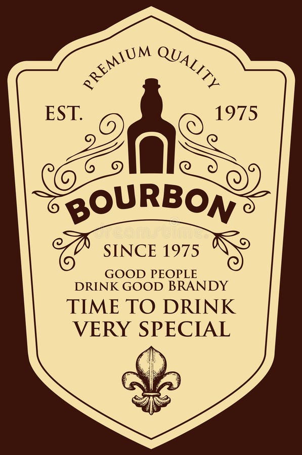Old Bourbon Label Stock Illustrations – 3,252 Old Bourbon Label Stock ...