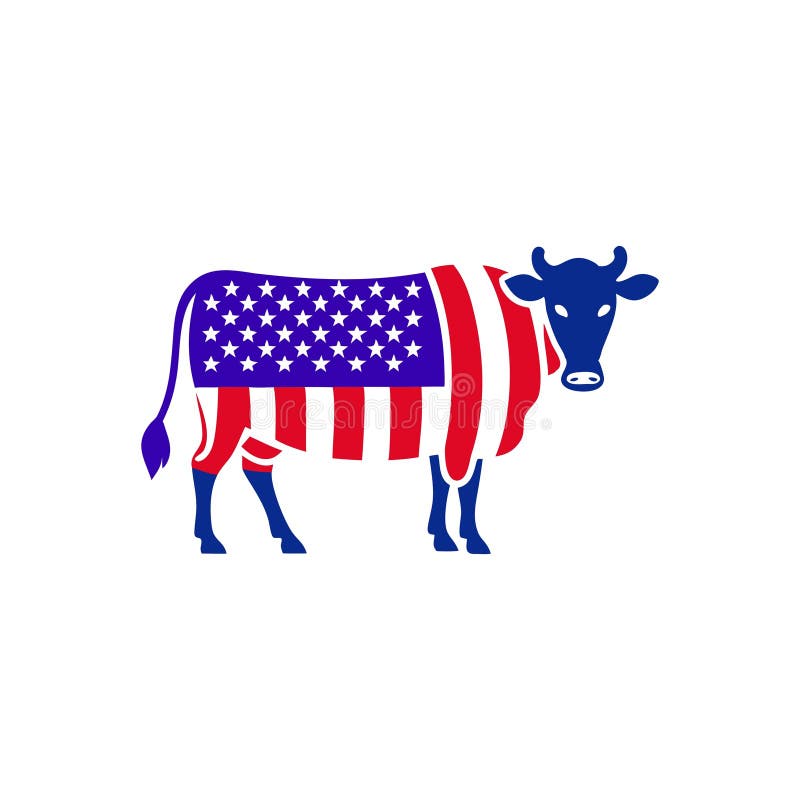 Simple Cow Logo. Cow Made in a Simple Style that Looks Elegant and ...
