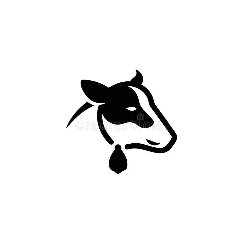 Simple Cow Logo. Cow Made in a Simple Style that Looks Elegant and ...