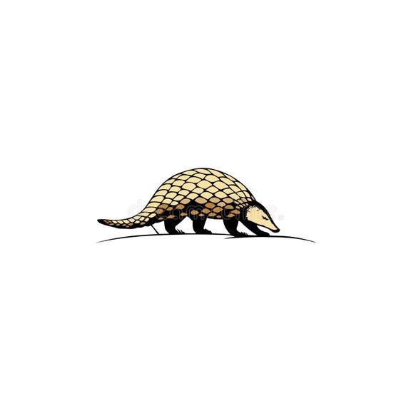 Pangolin Logo. Pangolin Logo Made in Monoline Style Very Simple Not ...