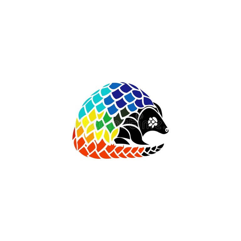 Pangolin Logo. Pangolin Logo Made in Monoline Style Very Simple Not ...