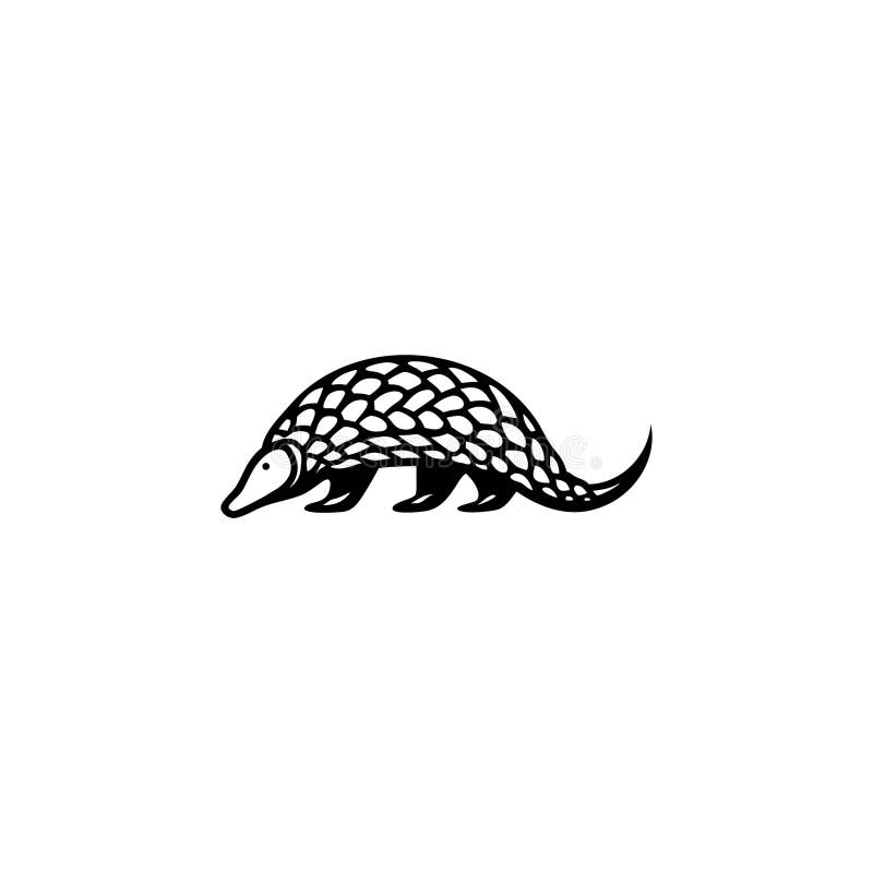 Pangolin Logo. Pangolin Logo Made in Monoline Style Very Simple Not ...