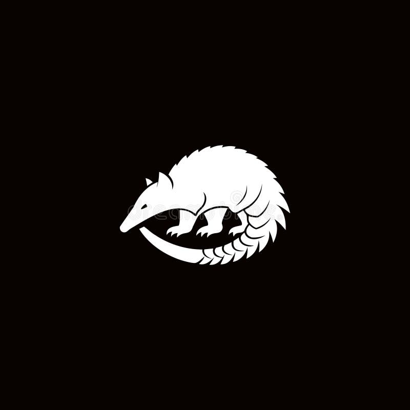 Pangolin Logo. Pangolin Logo Made in Monoline Style Very Simple Not ...