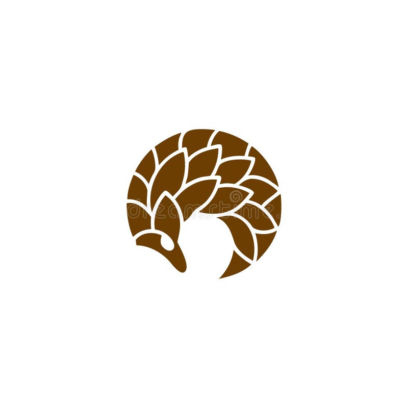 Pangolin Logo. Pangolin Logo Made in Monoline Style Very Simple Not ...
