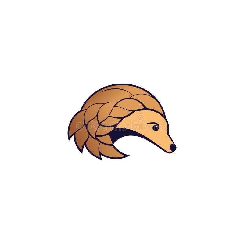 Pangolin Logo. Pangolin Logo Made in Monoline Style Very Simple Not ...