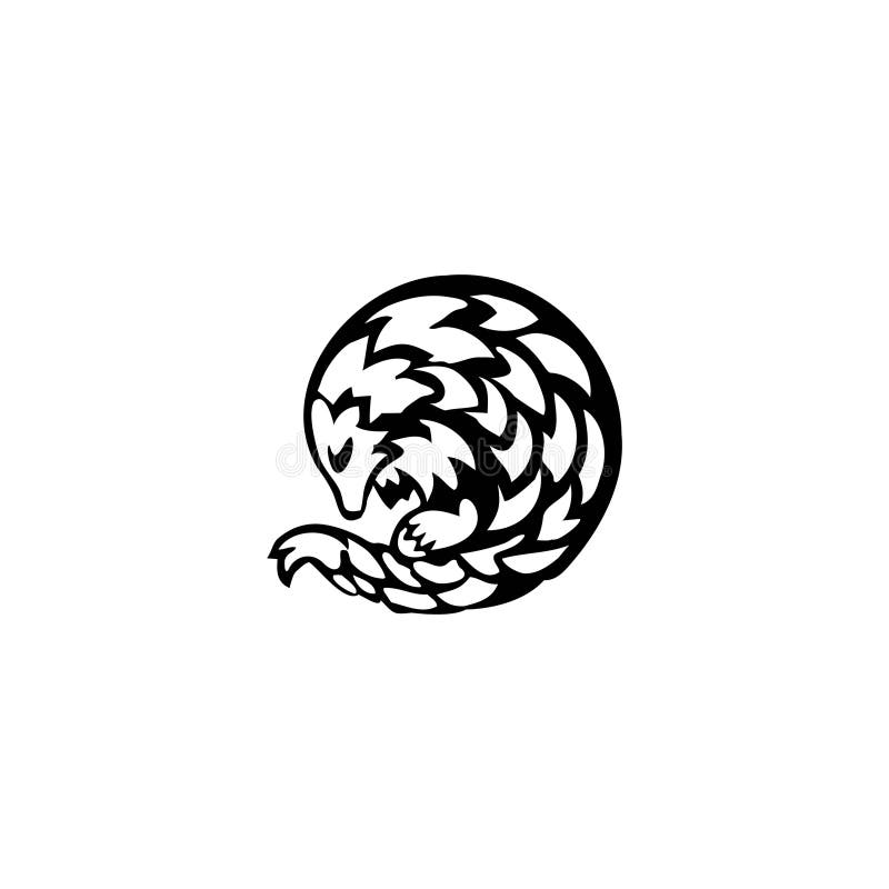 Pangolin Logo. Pangolin Logo Made in Monoline Style Very Simple Not ...