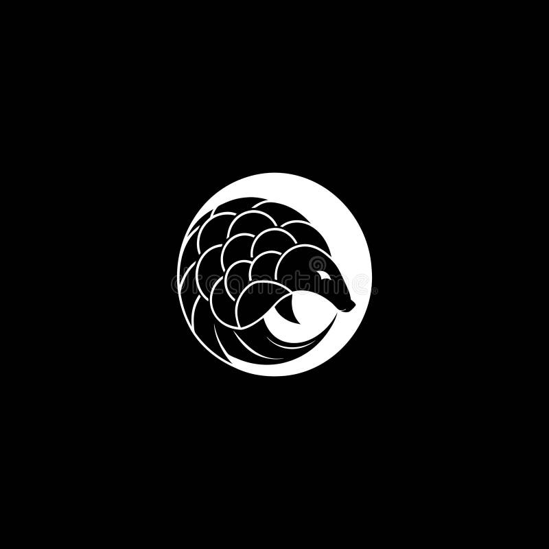 Pangolin Logo. Pangolin Logo Made in Monoline Style Very Simple Not ...