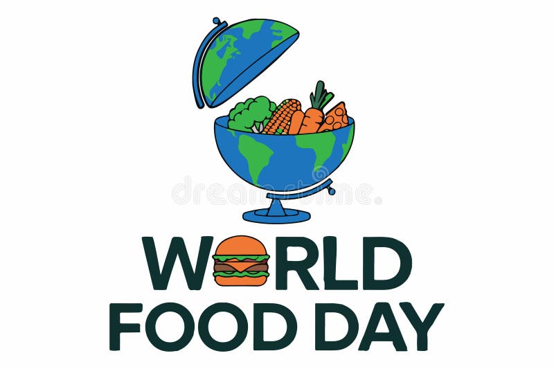 World Food Day Vector Illustration 2 Stock Vector - Illustration of ...