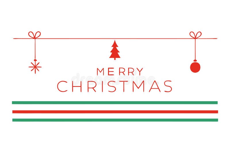 Festive Merry Christmas Border Vector for Holiday Designs Stock Vector ...