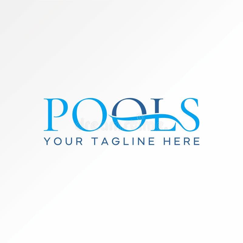 Text Word Initial Pools Font Swimming Water Relate To Swim Monogram ...