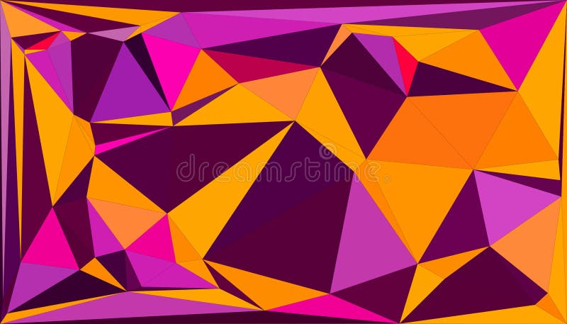 Vibrant Polygonal Background Featuring a Stunning Blend of Multi ...