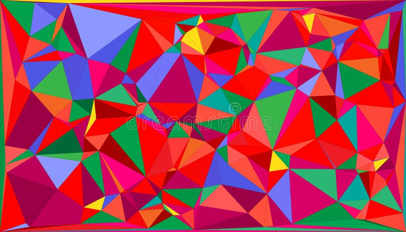 Vibrant Polygonal Background Featuring a Stunning Blend of Multi ...
