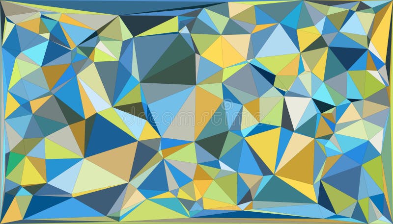 Vibrant Polygonal Background Featuring a Stunning Blend of Multi ...
