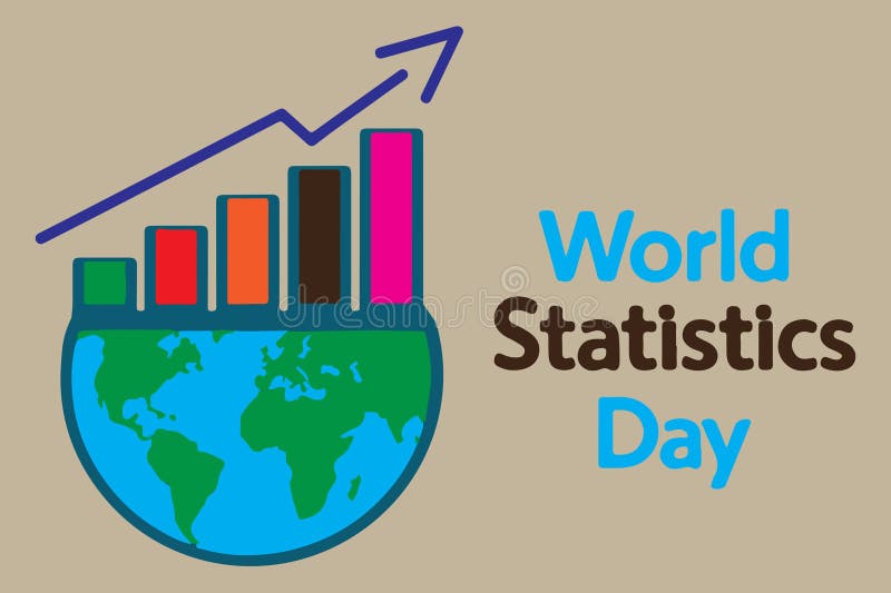 World Statistics Day Vector Illustration 2 Stock Vector - Illustration ...